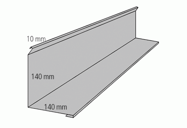 Tilslutning Til Mur m/ Fugerille..